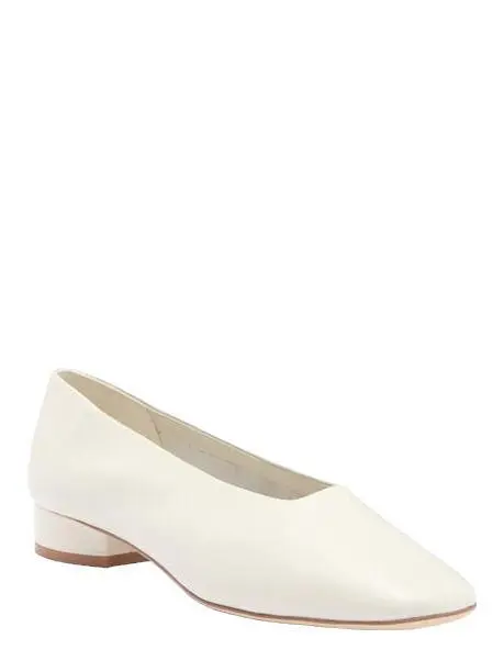 Jeffrey Campbell Trustee Leather Pumps - White