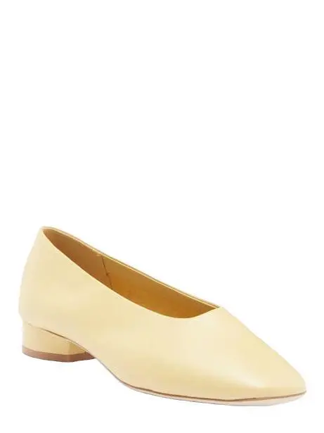 Jeffrey Campbell Trustee Leather Pumps - Yellow