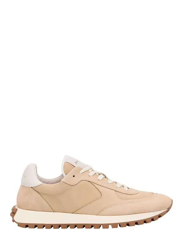 GIANVITO ROSSI Gravel Retro Runner Sneakers - Gravel Sand