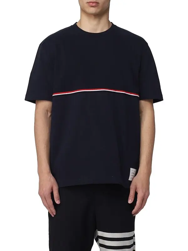 Thom Browne Cotton T-shirt - Blue