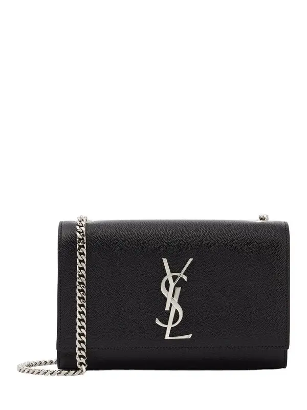 Saint Laurent Kate Small Leather Shoulder Bag - Black