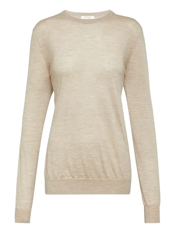 THE ROW Exeter Cashmere Top - Beige