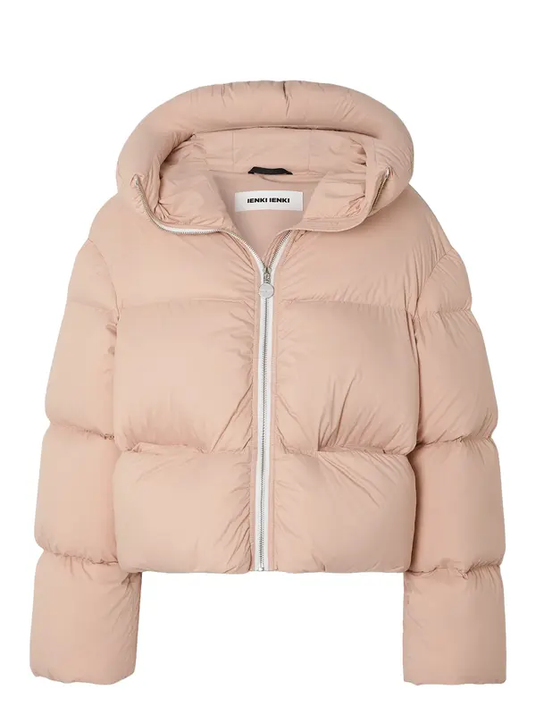 IENKI IENKI Kenny Hooded Quilted Down Jacket - Pink