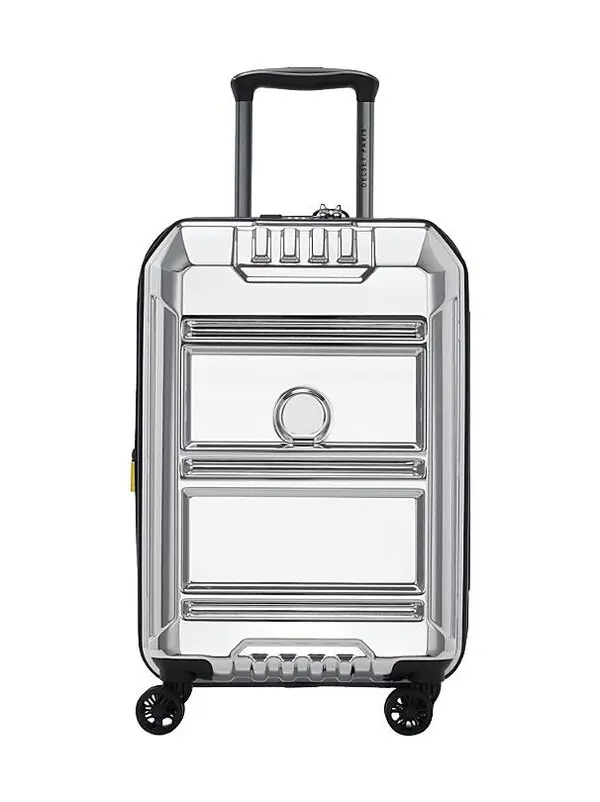 DELSEY PARIS Rempart 19-inch Limited Edition Spinner Carry-on Luggage - Chrome