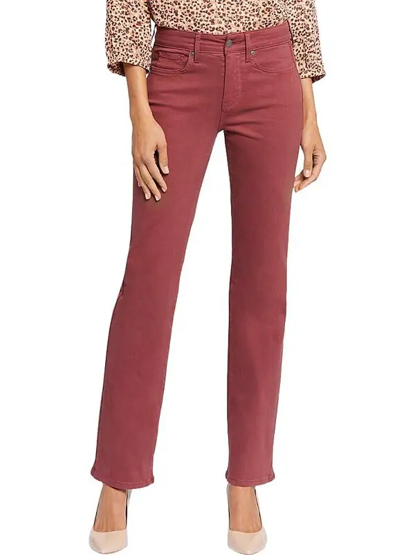 NYDJ Marilyn High Rise Straight Jeans - Emotion