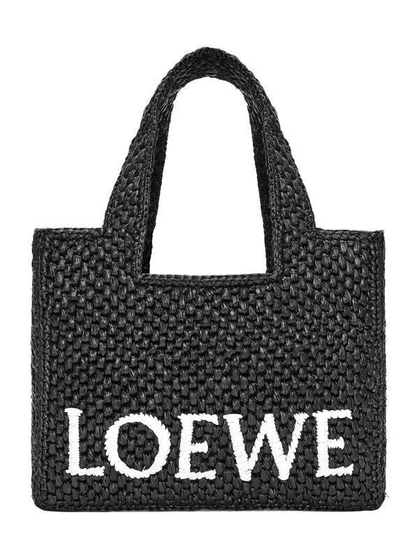 Loewe X Paula's Ibiza Small Font Tote Bag - Black