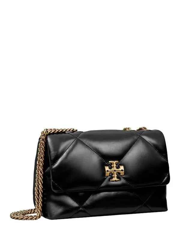Tory Burch Small Kira Diamond Quilt Shoulder Bag - Black