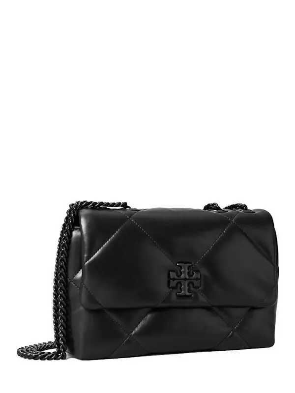 Tory Burch Kira Diamond Quilt Shoulder Bag - Black