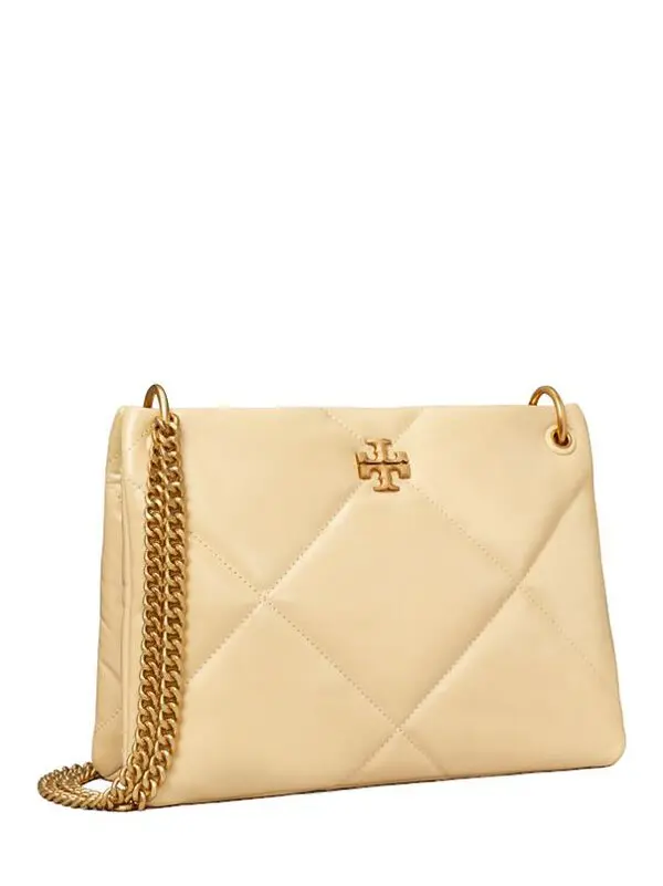 Tory Burch Small Kira Diamond Quilt Shoulder Bag - Vanilla Soft Serve