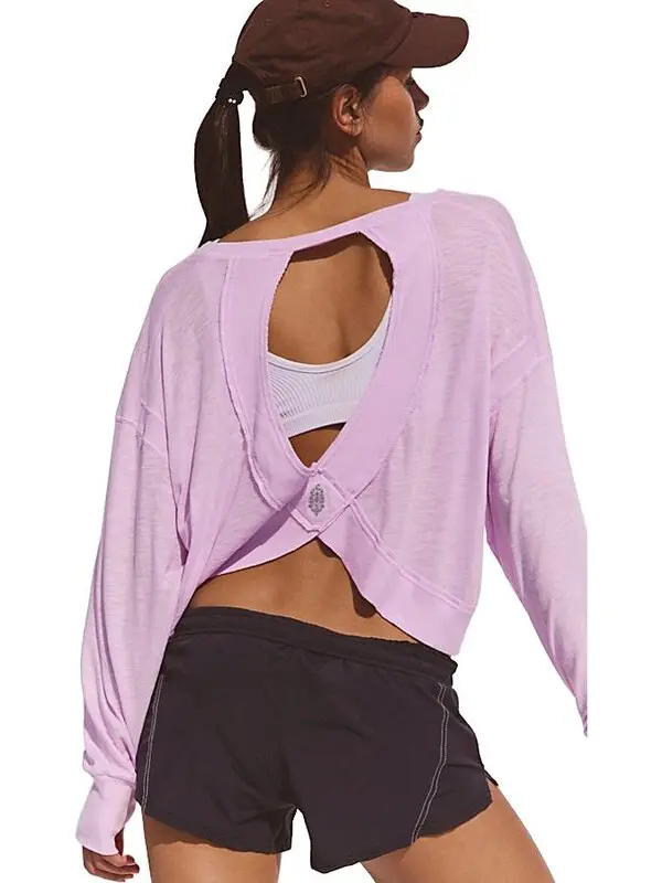 Free People My Time Layer Top - Ultra Violet