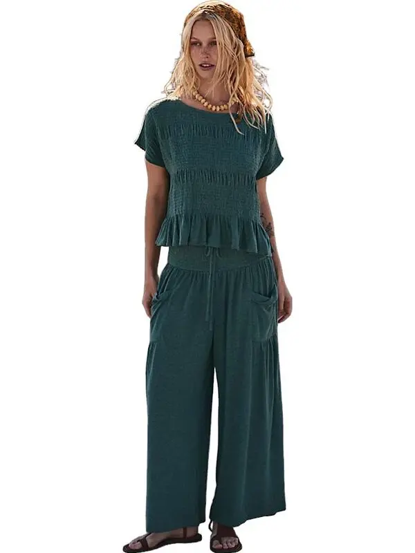 Free People Riley Set - Green Pond