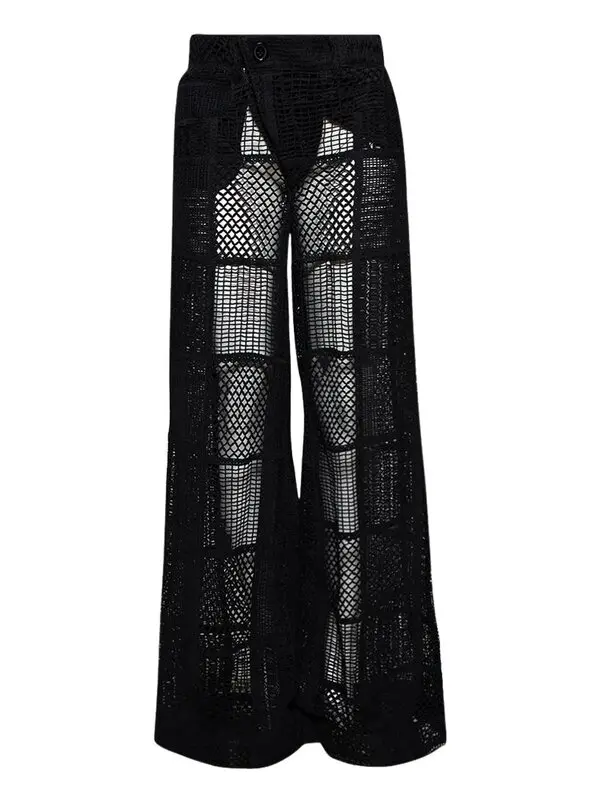 ROBERTA EINER Boyfriend Trousers - Black