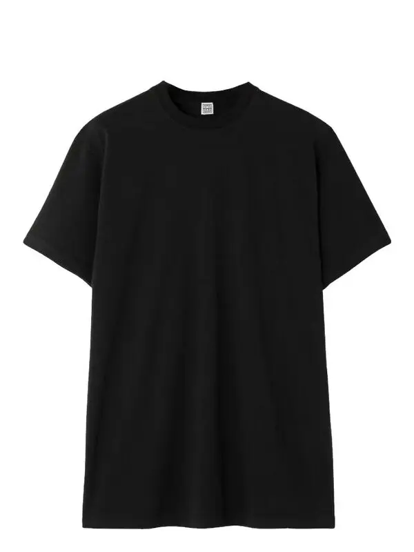 TOTEME Organic Cotton-jersey T-shirt - Black