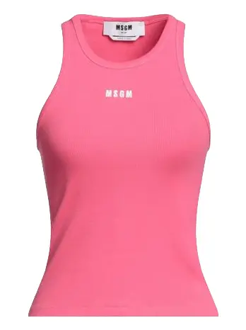MSGM Cotton-blend Tank Top - Pink