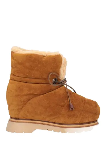 Dsquared2 Camel Leather Boots - Beige