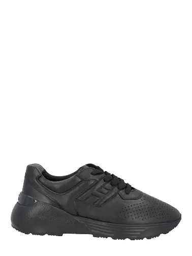 Hogan Chunky Leather Sneakers - Black