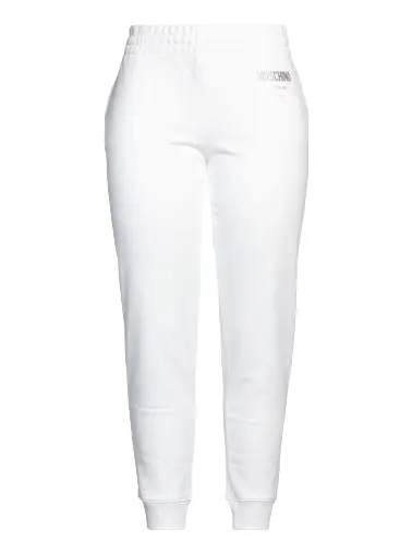 Moschino Fleece Track Pants - White