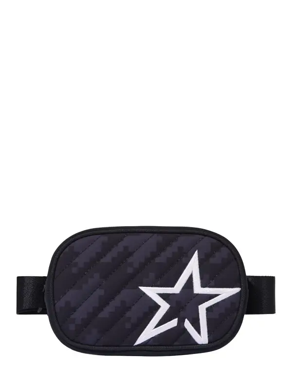 Perfect Moment Star Belt Bag - Black-houndstooth