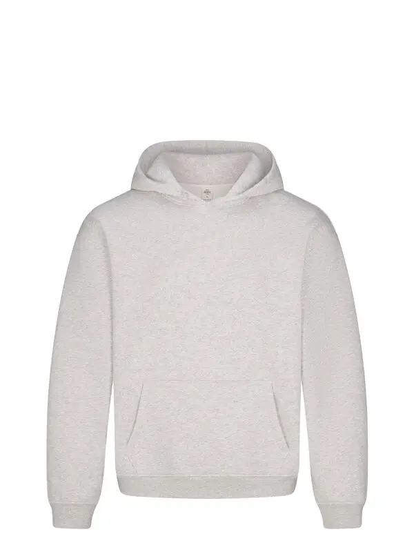 SKIMS Relaxed Fleece Lounge Hoodie - Light Heather Grey