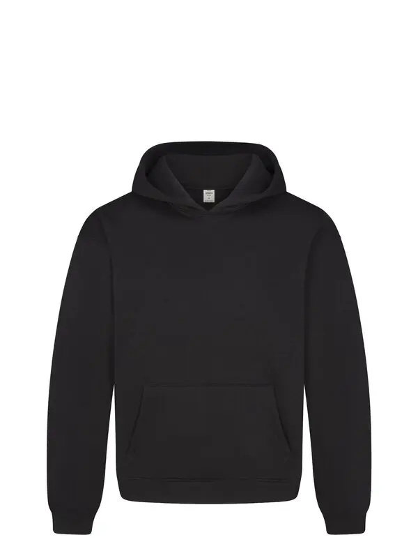 SKIMS Relaxed Fleece Lounge Hoodie - Washed Onyx