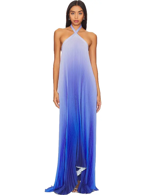 L'IDEE Deesse Gown - Ocean