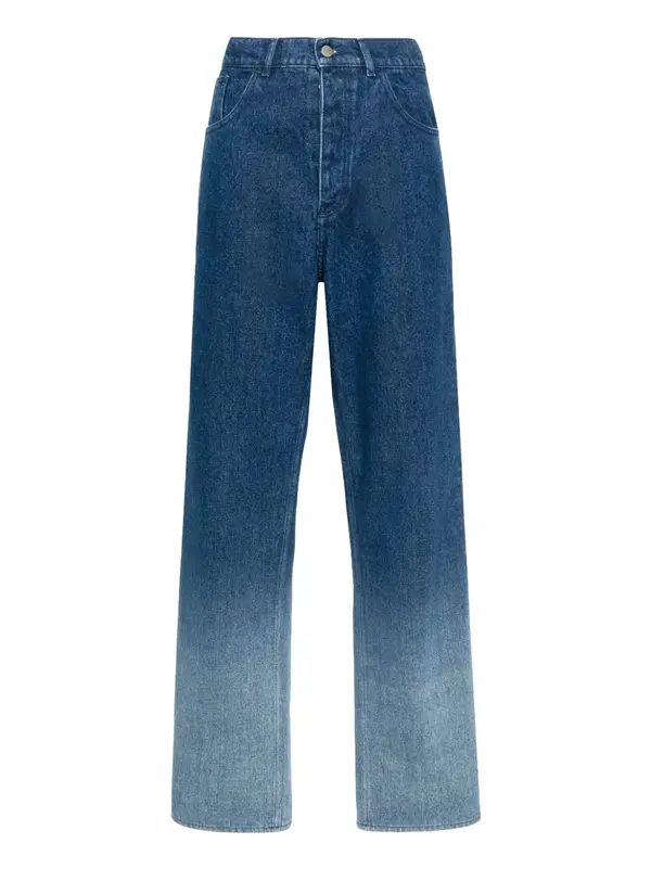 BOTTER Gradient-effect Boyfriend Jeans - Blue