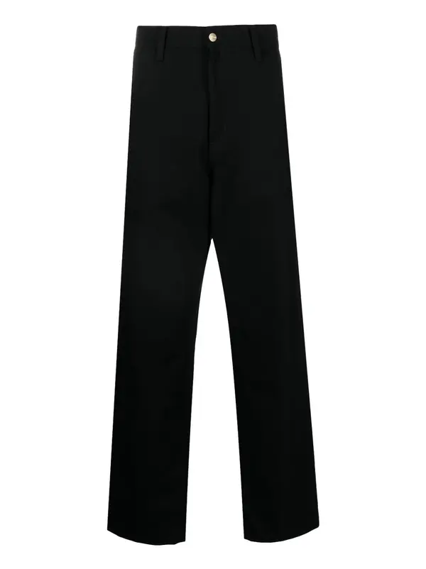 Carhartt Work In Progress Single Knee Straight-leg Trousers - Black