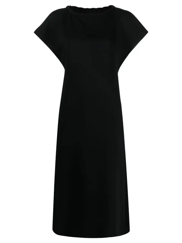 Viktor & Rolf Braided-collar A-line Dress - Black