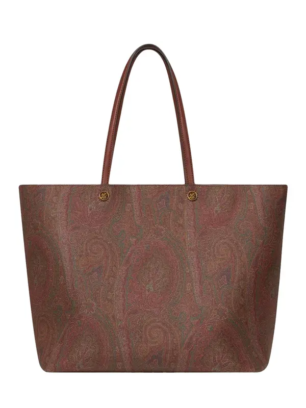 Etro Essential Maxi Tote Bag - Brown
