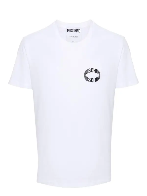 Moschino Logo-print Cotton T-shirt - White