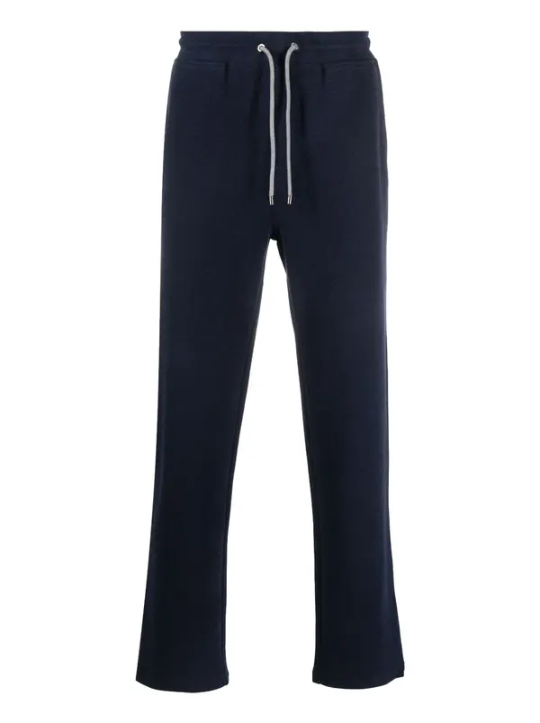 Corneliani Straight-leg Drawstring Track Pants - Blue