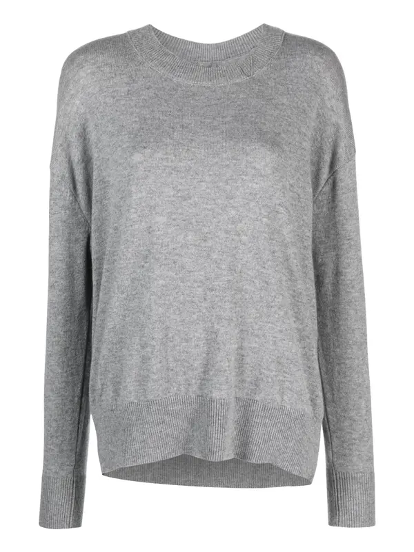 Max & Moi Phedra Cashmere Jumper - Grey
