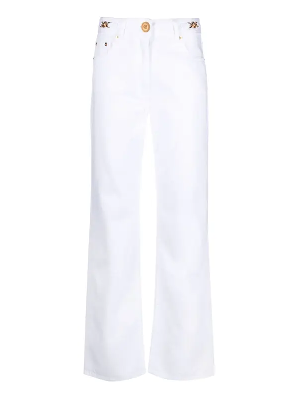 Versace Medusa '95 Straight-leg Jeans - White