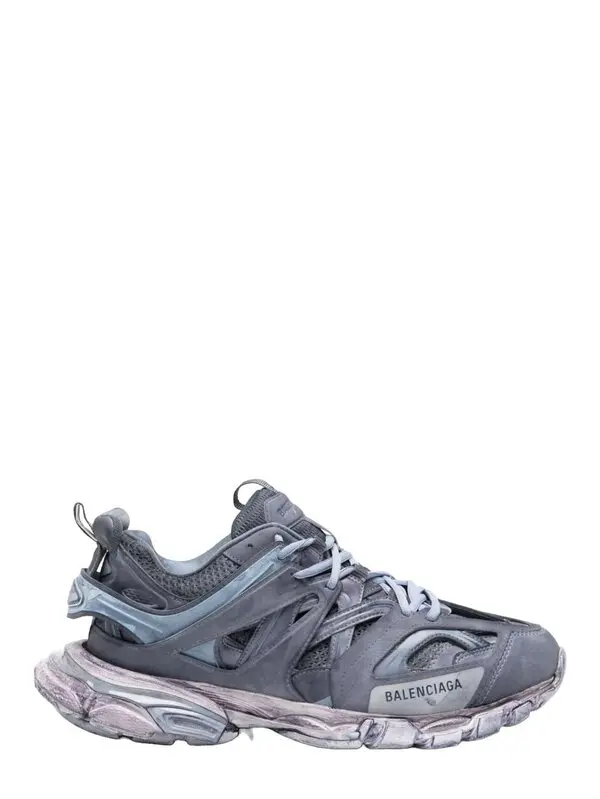 Balenciaga Track Distressed Sneakers - Blue