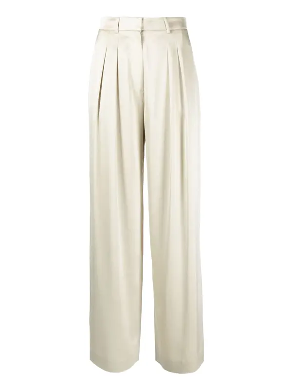 Nanushka Lynda Straight-leg Trousers - Neutrals