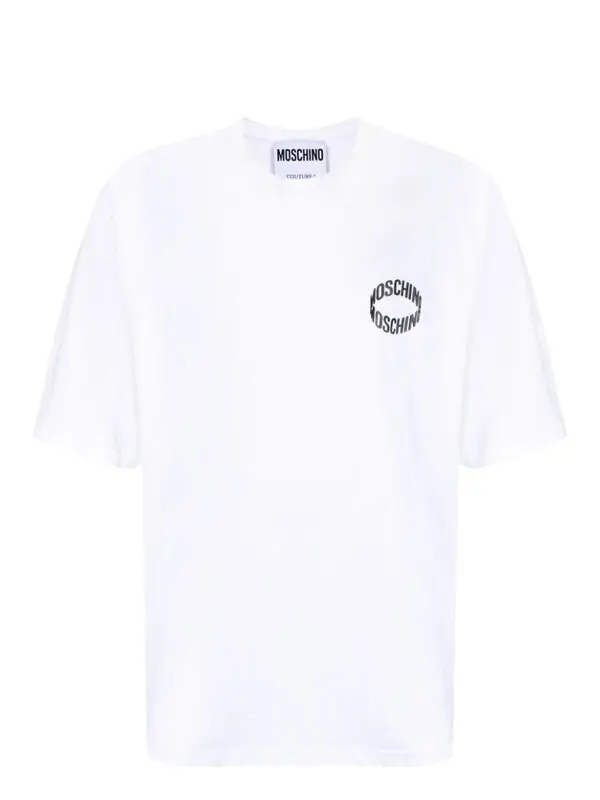 Moschino Logo-print Cotton T-shirt - White