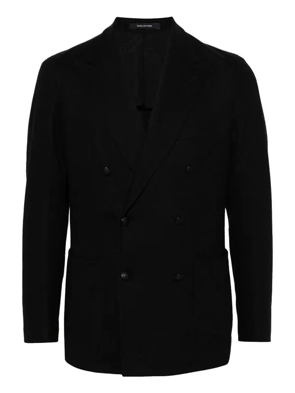 Tagliatore Double-breasted Blazer - Black