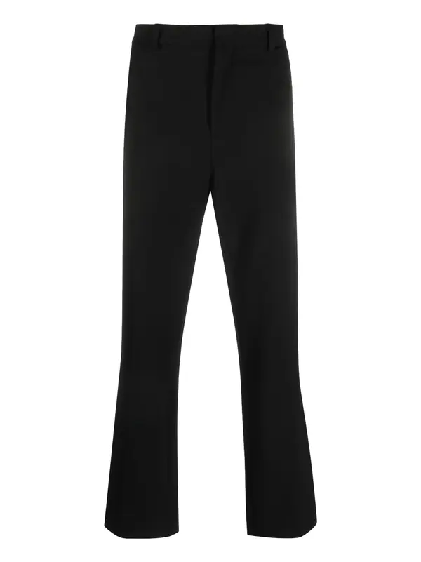 Karl Lagerfeld Punto Straight-leg Trousers - Black