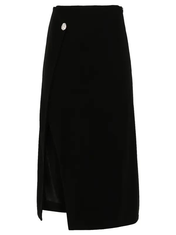 Barbara Bui Button-embellished Midi Dress - Black