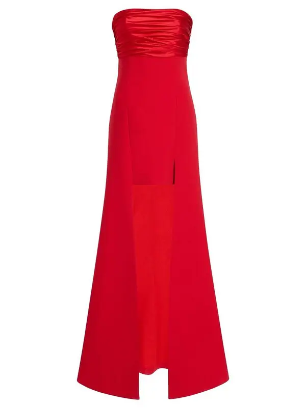 Cinq À Sept Lorella Strapless Dress - Red