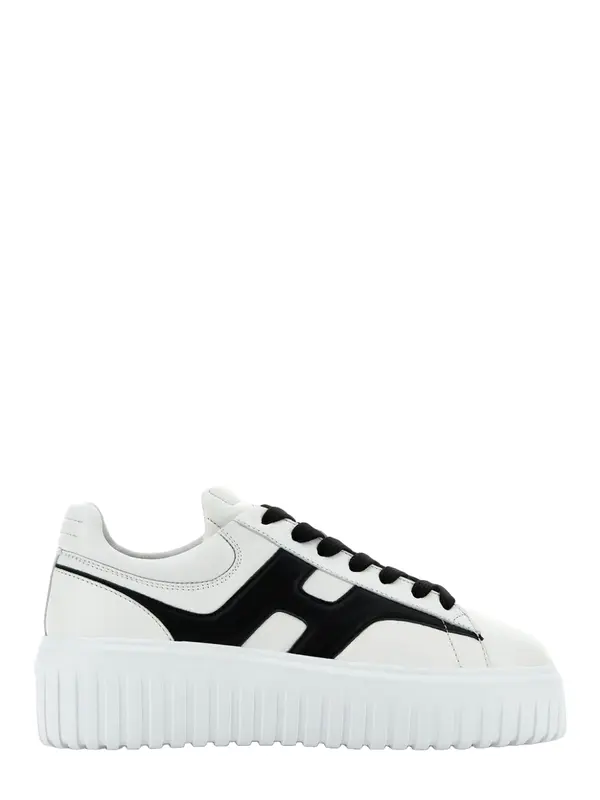 Hogan H-stripes Platform Sneakers - White