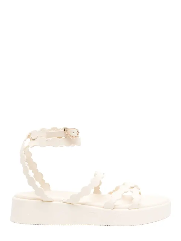 ANCIENT GREEK SANDALS Aspis Flatform Sandals - White