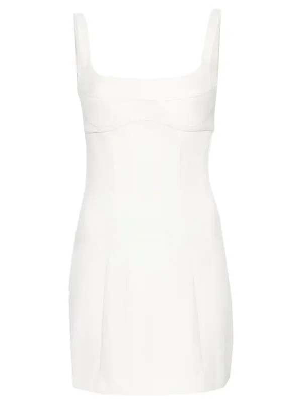 RXQUETTE Frame Crepe Minidress - Neutrals