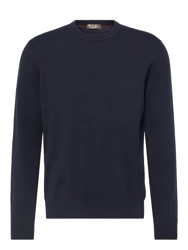 Loro Piana Cashmere Crewneck Sweater - Blue