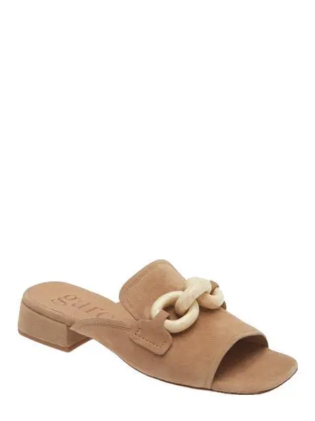PEDRO GARCIA Enna Slide Sandal - Beige