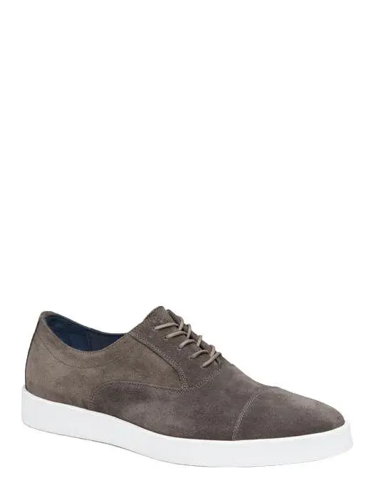 Johnston & Murphy Collection Bolivar Cap Toe Sneakers - Gray Italian Suede