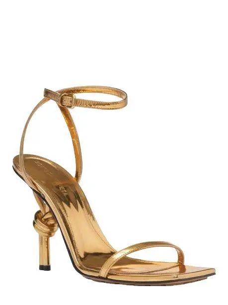 Bottega Veneta Knot Sandal - Gold