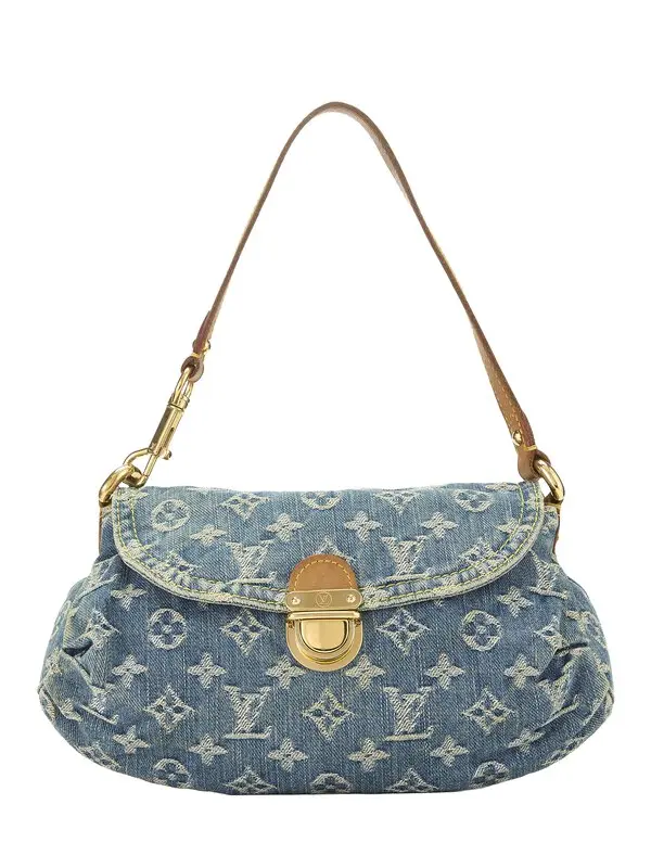 LOUIS VUITTON Monogram Denim Pleaty - Blue