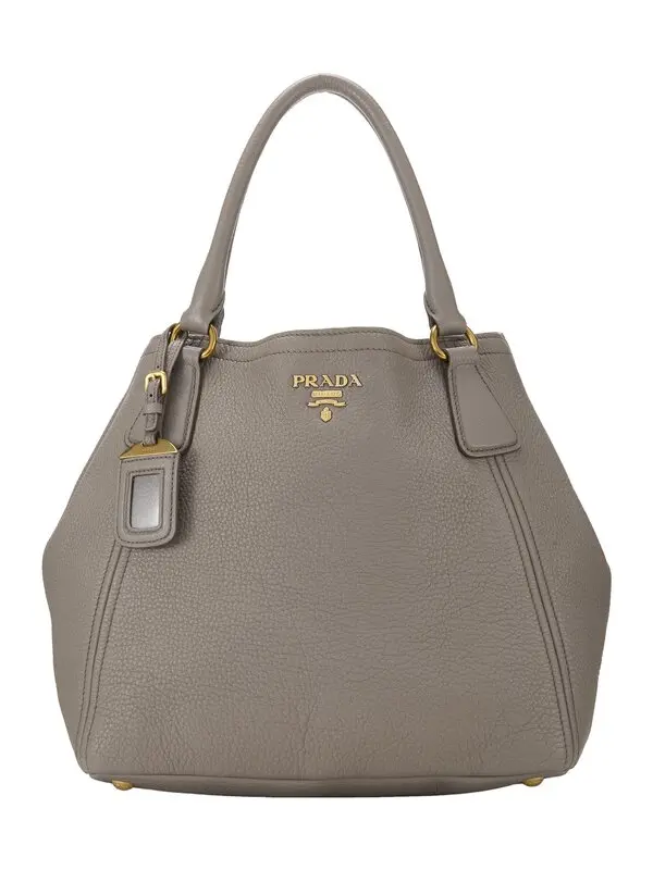 Prada Vitello Daino Sacca 2 Manici - Grey