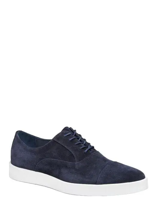 Johnston & Murphy Collection Bolivar Water Resistant Sneaker - Navy Italian Suede